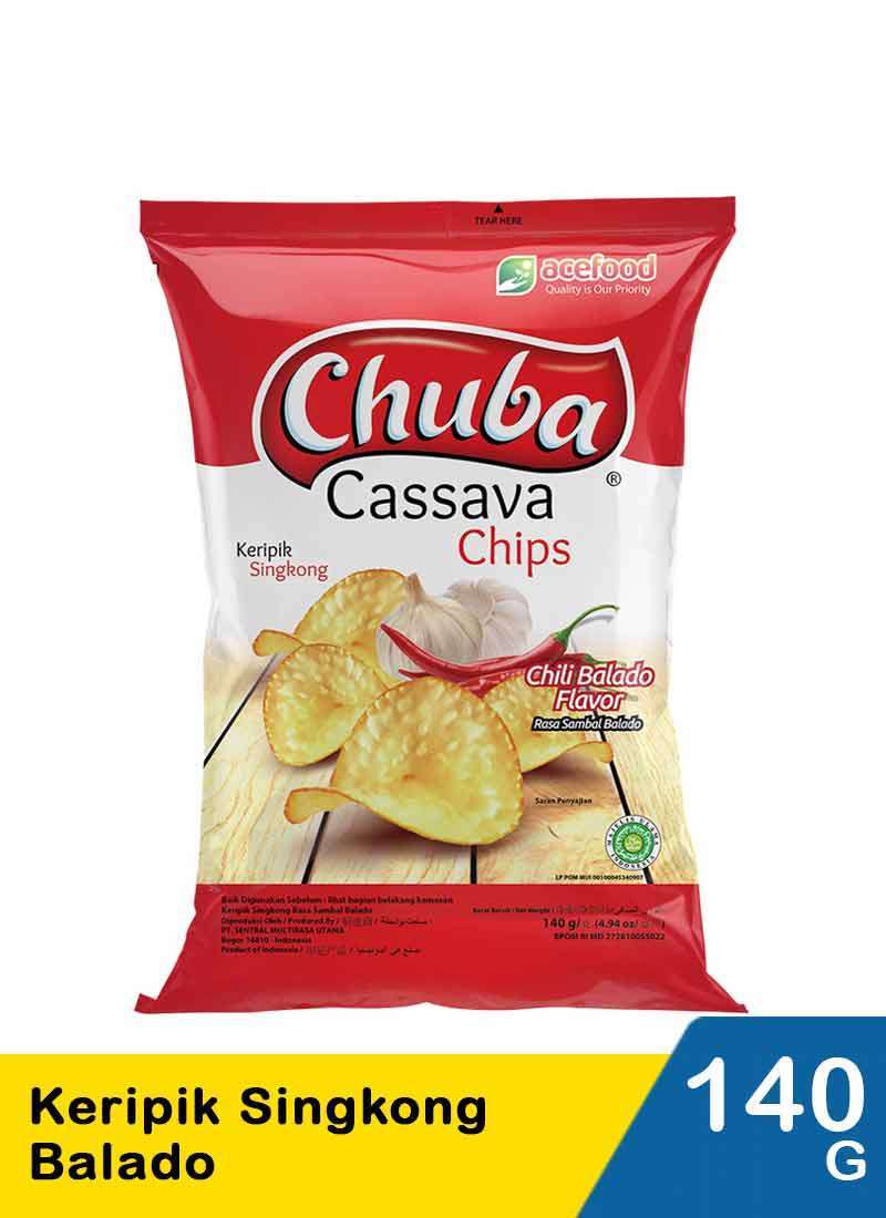 Promo Chuba cassava chips balado / rumput laut / BBQ 140 gram di Seller ...