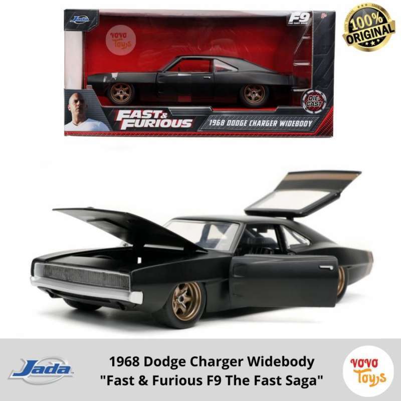 Jual Jada 1 24 Fast Furious 9 1968 Dodge Charger Widebody Dom The Fast