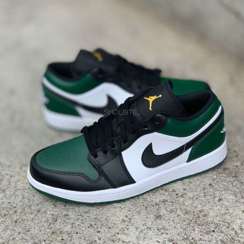 Jual NIKE AIR JORDAN 1 LOW GREEN TOE - 45.5 GREEN TOE di Seller ...