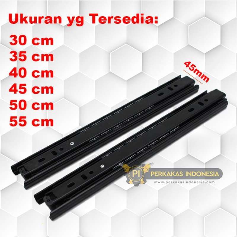 Promo Rel Laci Huben Double Track 50 Cm Bahan Besi Relling Dobel Tarik ...