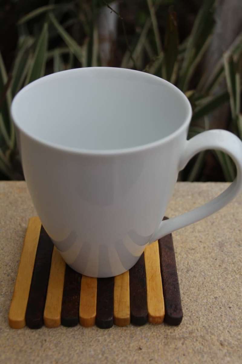 Jual Tatakan Gelas Murah / Alas Kayu Panas / Tatakan Meja Kayu di ...