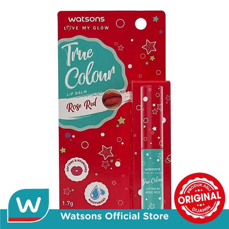 Promo Watsons True Color Lip Balm Rose Red 1.7G Diskon 48% di Seller ...