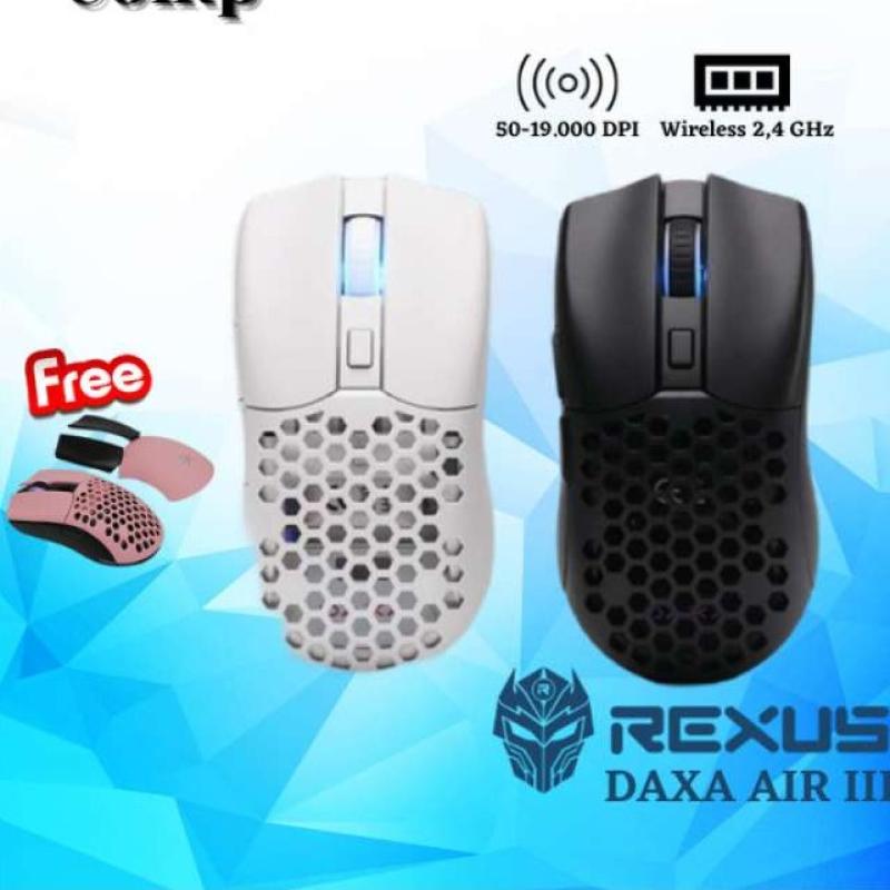Jual Rexus Daxa Air 3 / Iii Wireless Gaming Mouse di Seller METALIC ...