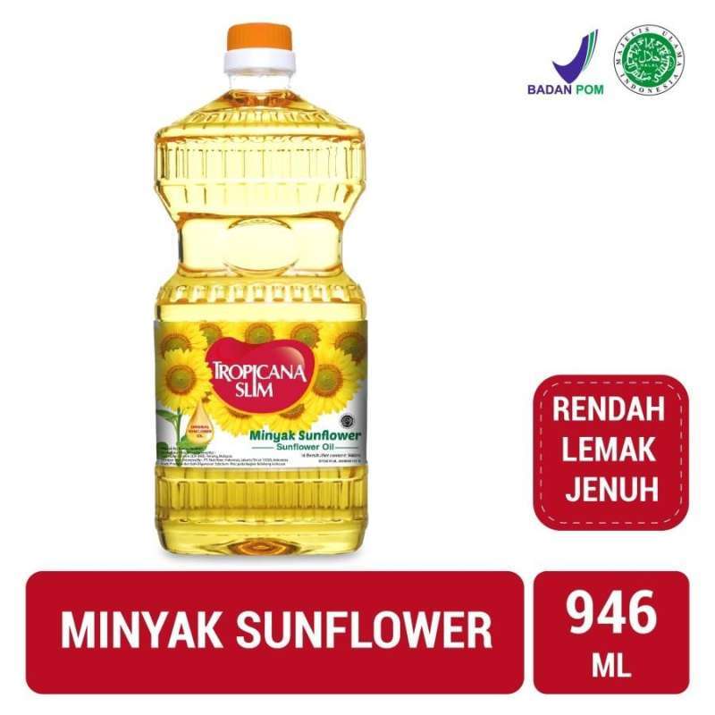 Jual Minyak Goreng Bunga Matahari Tropicana Slim Sunflower Oil 946ml ...