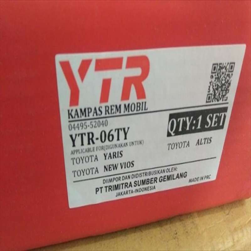 Jual Kampas Rem Belakang Brake Shoe Toyota Yaris 04495-52040 Oem Di ...