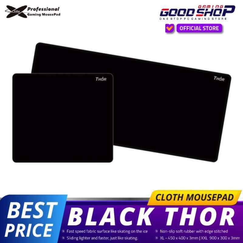 Promo X-Raypad Black Thor Fast Speed Cloth - Gaming Mousepad Diskon 10% ...