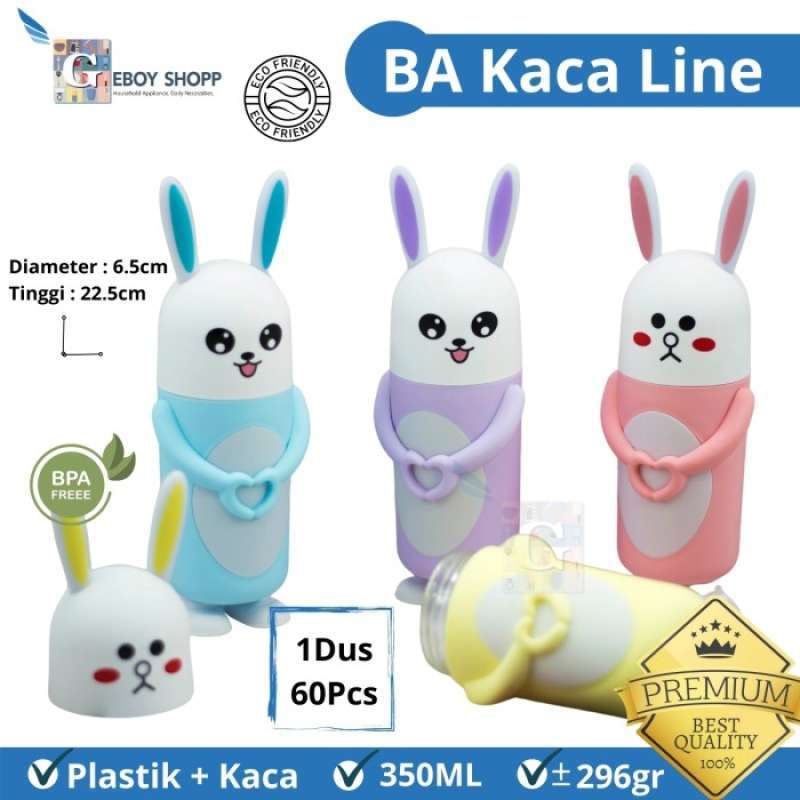 Jual Botol Air Minum Kaca Line 350 Ml di Seller Neo - Cengkareng Timur ...