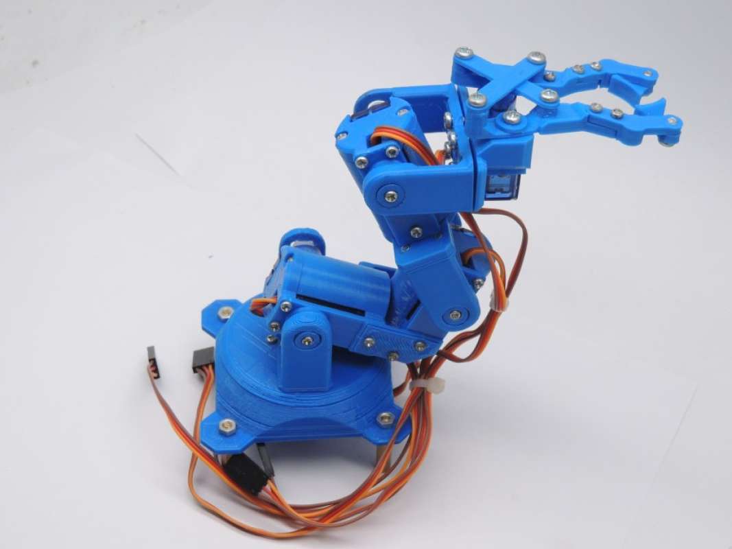Jual Robot Arm Lengan Tangan 5 Dof Education 5 Servo Mini Sg90 For