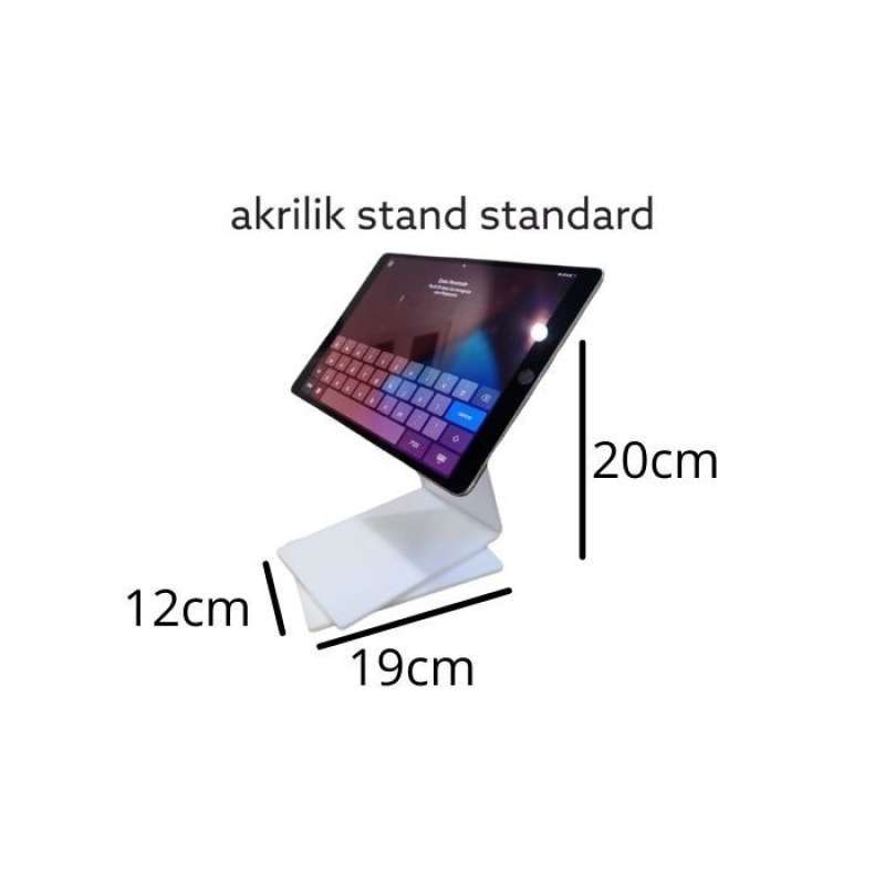 Jual Acryllic Tablet Stand Akrillik Dudukan Tablet Kasir 360° (moka Pos ...