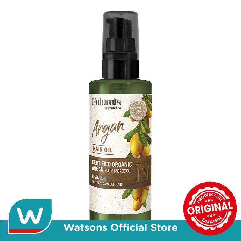 Promo Naturals By Watsons Argan Hair Oil 100Ml Diskon 26% di Seller ...