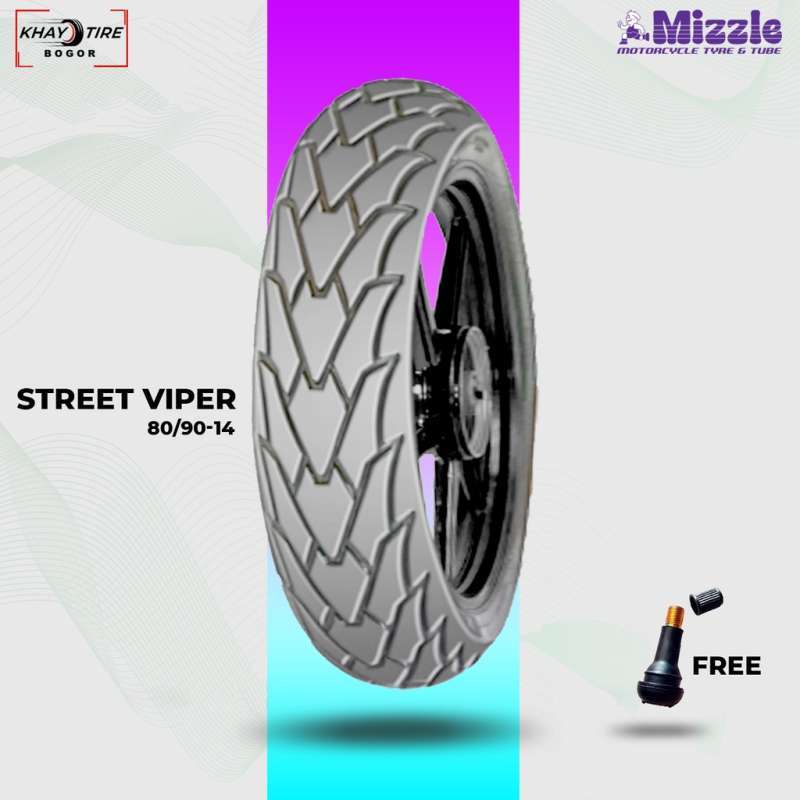 Promo Ban Motor Matic - Mizzle Street Viper 80/90 Ring 14 Tubeless ...