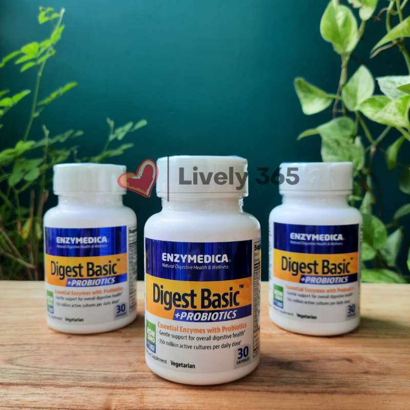 Jual Enzymedica | Digest Basic + Probiotics Enzim Pencernaan | 30 Capsules Di Seller Lively 365 ...