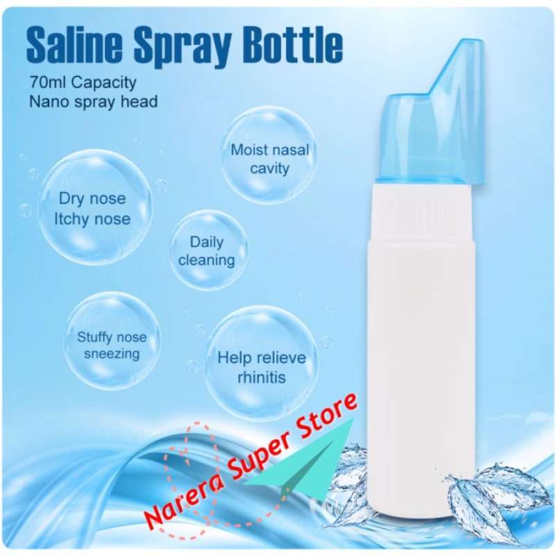 Promo Botol Nasal Spray Semprot Bersih Cuci Hidung Sinusitis Rhinitis ...
