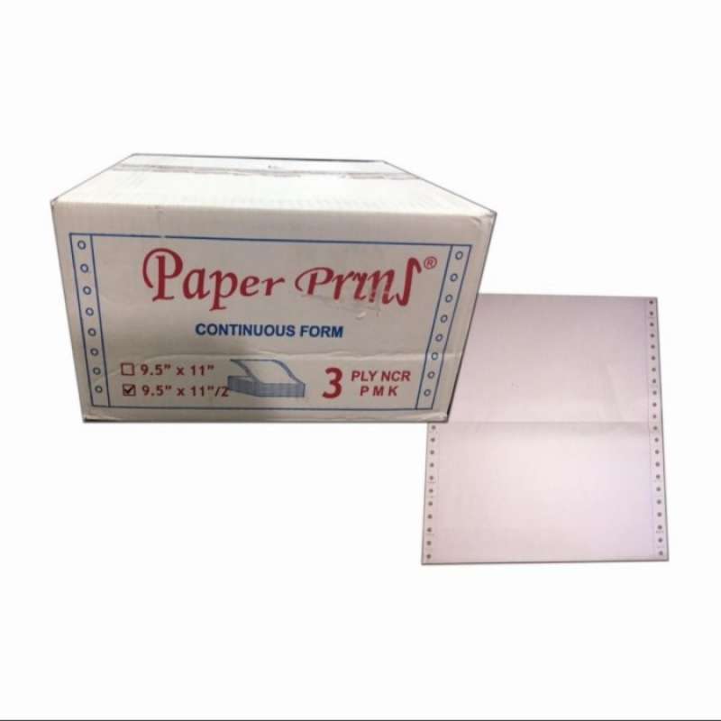 Jual kertas continuous form 3 ply Paper print FREE ONGKIR di Seller ...