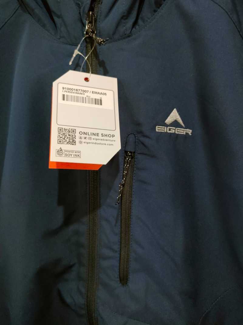 Promo Jaket Eiger Original Perseverance - S Biru Diskon 35% Di Seller ...