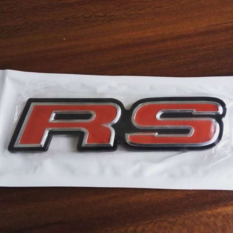 Jual Emblem RS logo RS model OEM Premium Quality - Multicolor di Seller ...