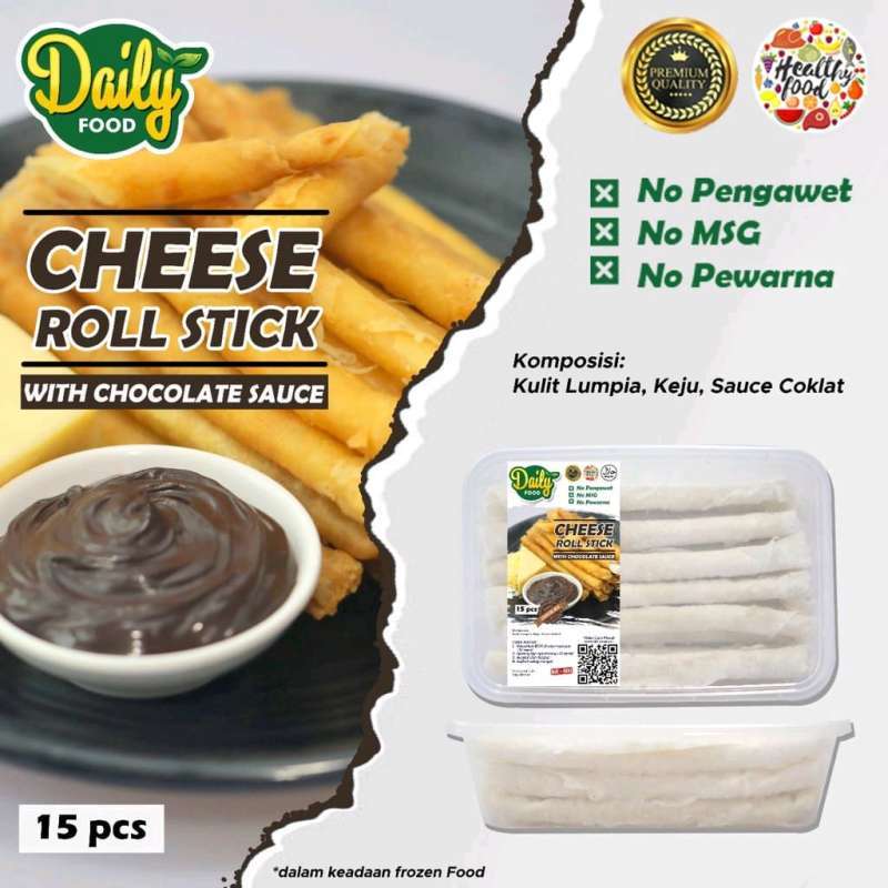 Promo Cheese Roll Stick Premium By Daily Food 100% No Msg Dan Pengawet ...