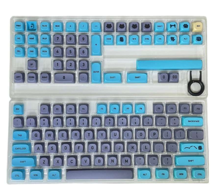 Promo Keycaps Pbt Dye Sub Ma Profile - Blue Cat Theme Diskon 10% di ...