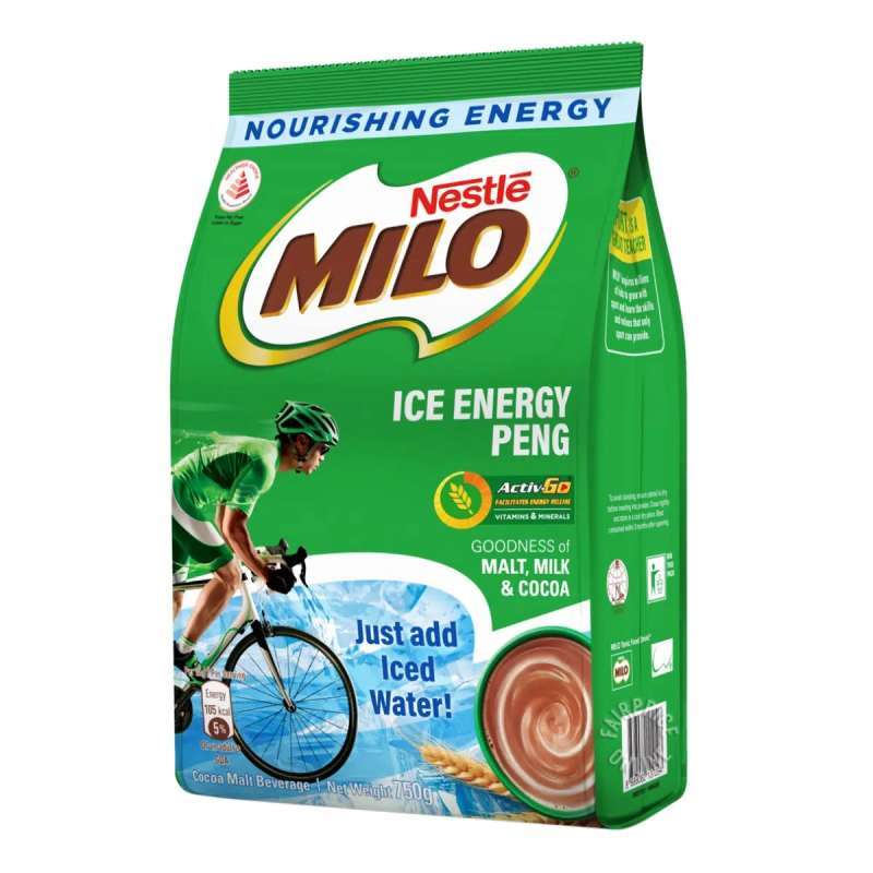 Jual Nestle Milo Instant Chocolate Malt Drink Powder Ice Energy 750g di ...