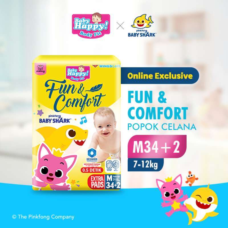 Promo Smg/jog/solo - Baby Happy Pants Popok Bayi Celana Extra Kering ...
