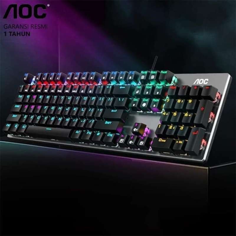Promo Aoc Gk410 Mechanical Gaming Keyboard Diskon 10% di Seller Whole ...