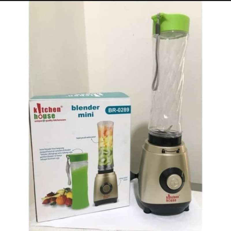 Promo Blender Mini Kitchen House 450Ml /Br0289 Diskon 10% di Seller ...