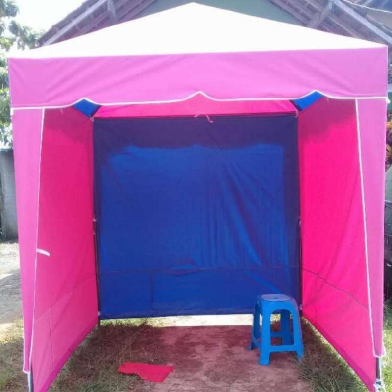 Jual tirai /dinding penutup tenda 2×2 polos - Putih di Seller DMC ...