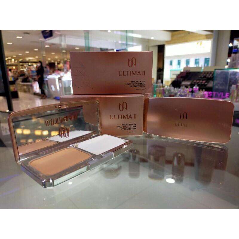 Promo Ultima Ii Procollagen Two Way Foundation - Buff - Full Set Diskon ...