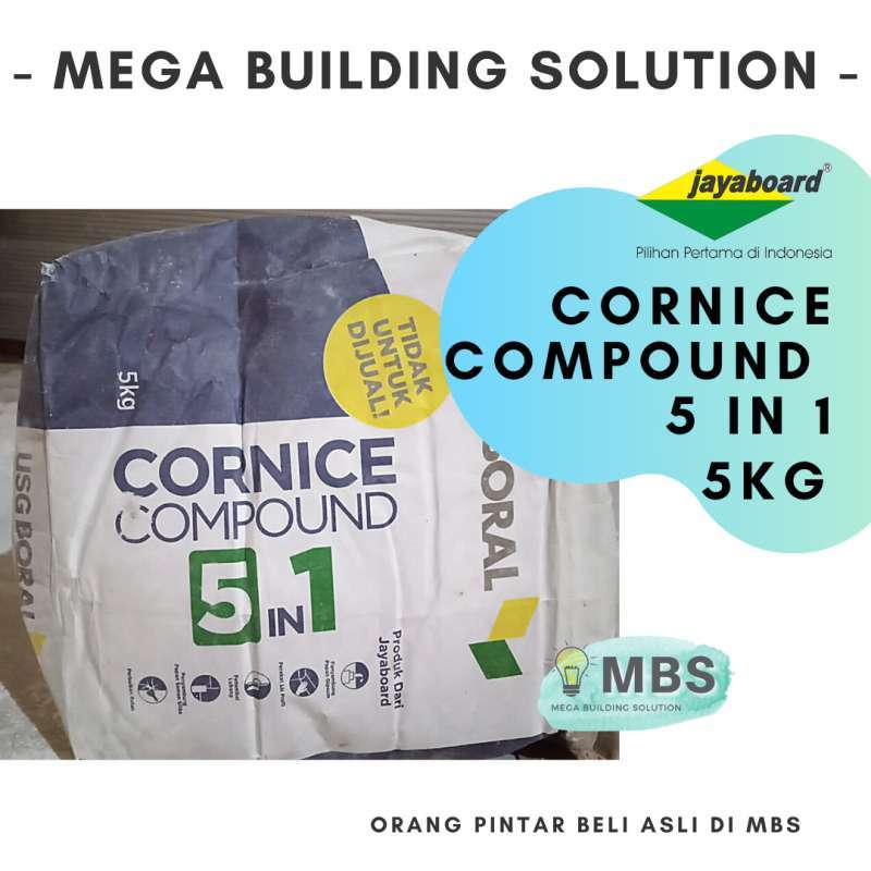 Jual Kompon / Cornice Compound 5in1 5KG (Jayaboard) - SATUAN di Seller ...