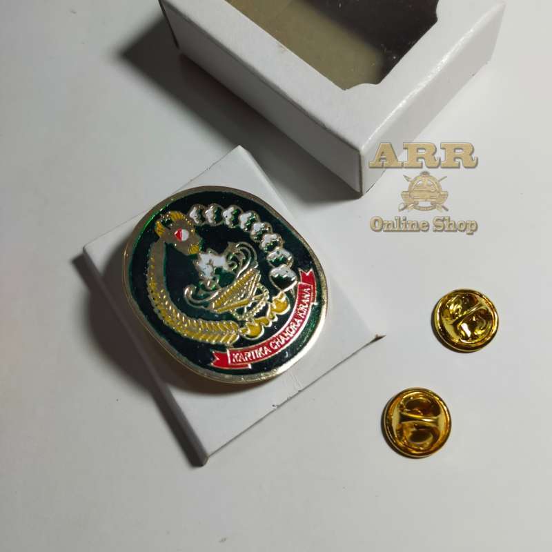Jual Bros Pin Emblem Seragam Persit TNI AD Logo Kartika Chandra Kirana ...