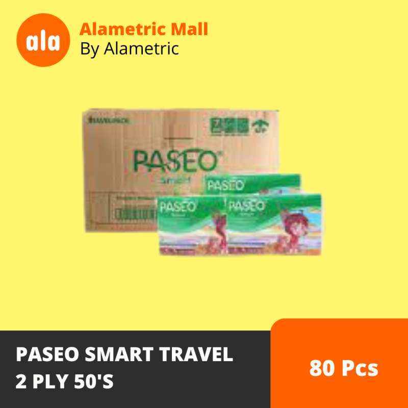 Jual PASEO Smart Travel Pack Facial Tissue [2 Ply / 50'S / 1 Karton ...