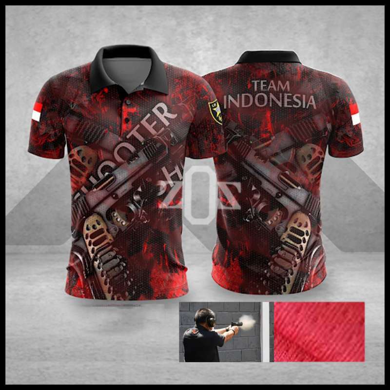 Jual Baju Kaos Jersey Menembak Shooting Ipsc Red Shooter - Child Xl Di ...