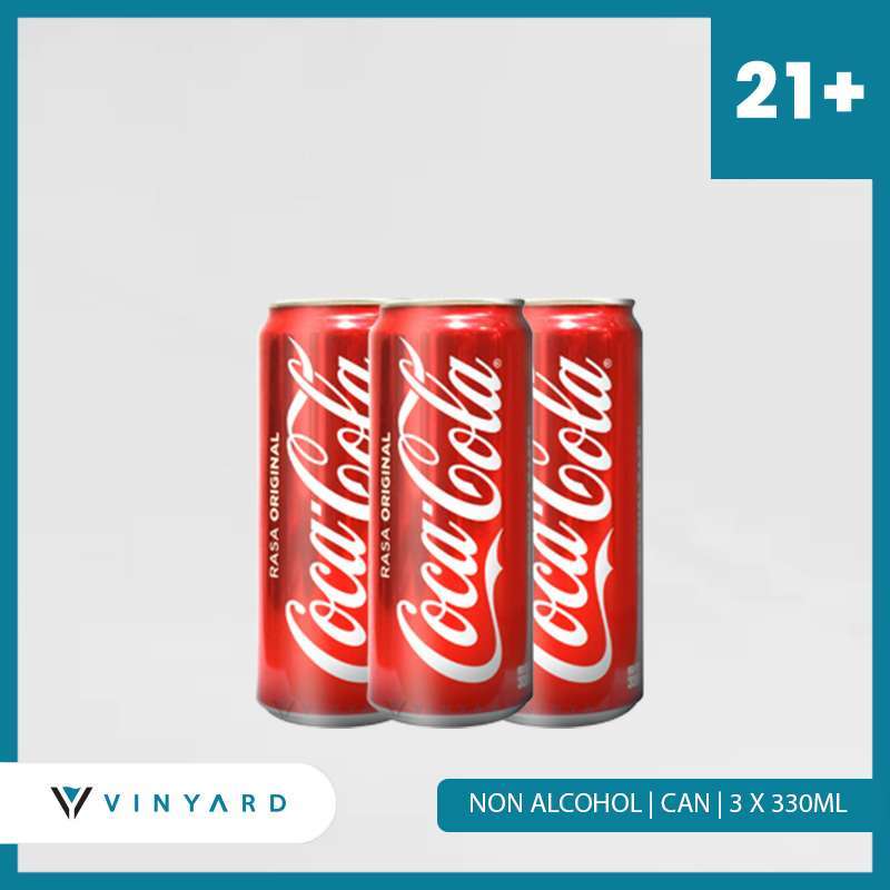 Jual Coca cola can 330 ml ( 3pcs ) di Seller Vinyard - Pegadungan, Kota ...