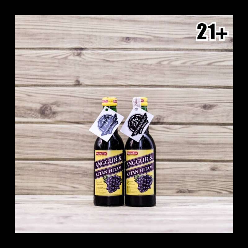 Promo Paket 2 Anggur Ketan Hitam 275ml - Ot Orang Tua - Indoalkohol ...