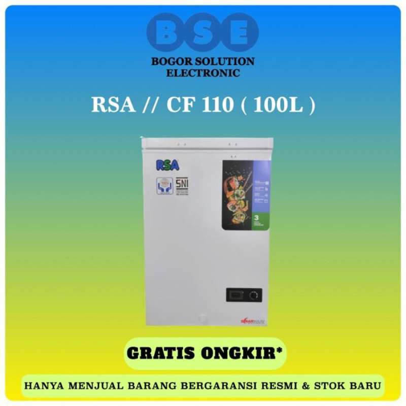 Jual Chest Freezer 100L RSA Cf110 Cooler Box 100 Liter RSA Cf 110 RSA ...