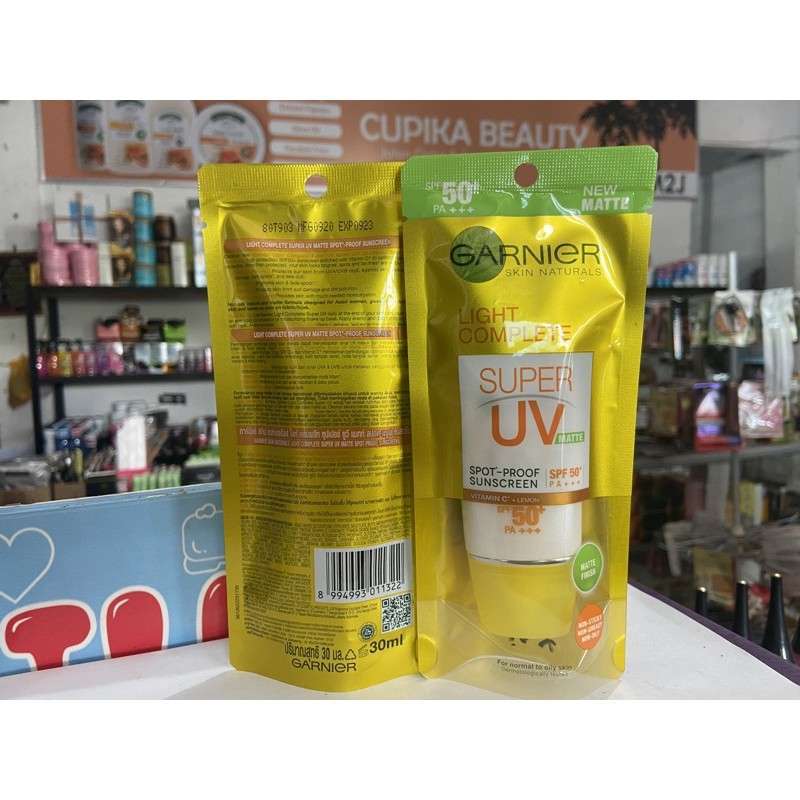 Jual ko.cx - [ 30 ml ] garnier light complete super uv matte sunscreen ...