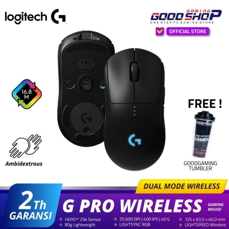 Promo Logitech G Pro Wireless Gaming Mouse - Mouse Only Diskon 10% di ...