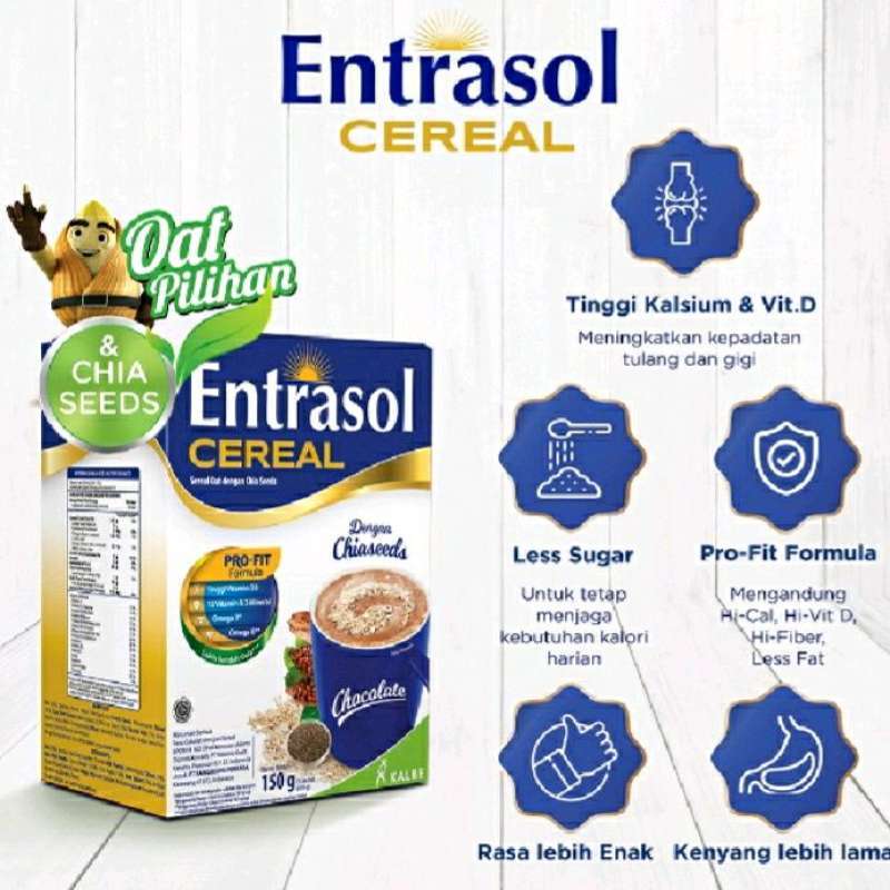 Jual Entrasol Quick Start (Cereal) Coklat/Vanilla Veggie 5x30gr ...