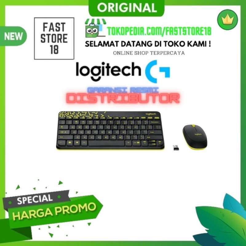Promo Logitech Keyboard Mouse Wireless K240 Nano Diskon 11% di Seller ...