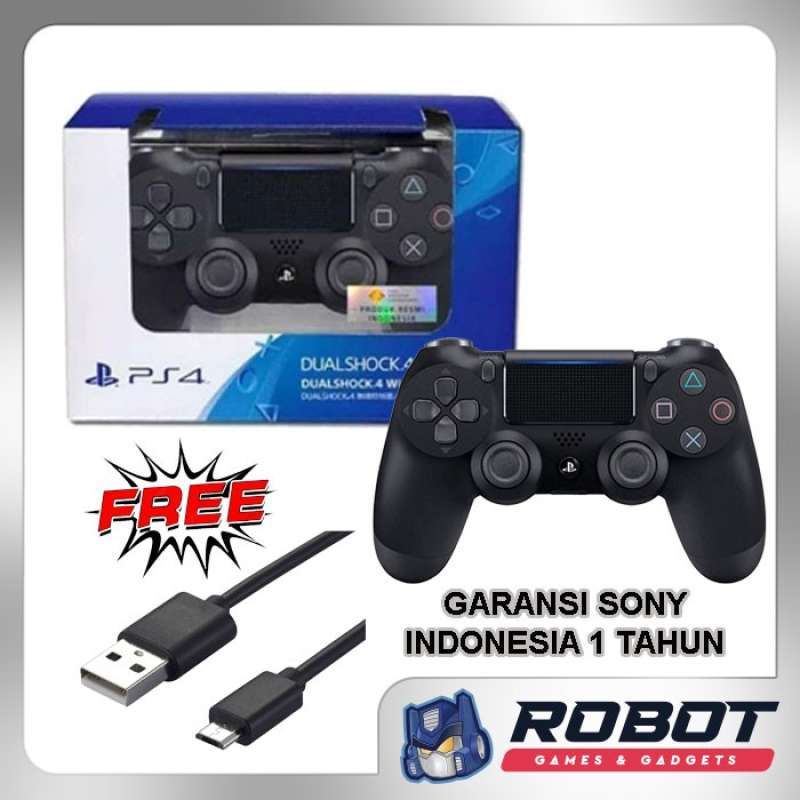 Jual Stick PS4 Dualshock 4 Original Wireless Controller Hitam Original ...
