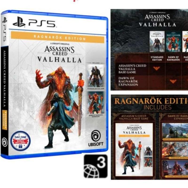 Jual Ps5 Assassins Assassins Creed Valhalla Ragnarok Edition Dawn Of