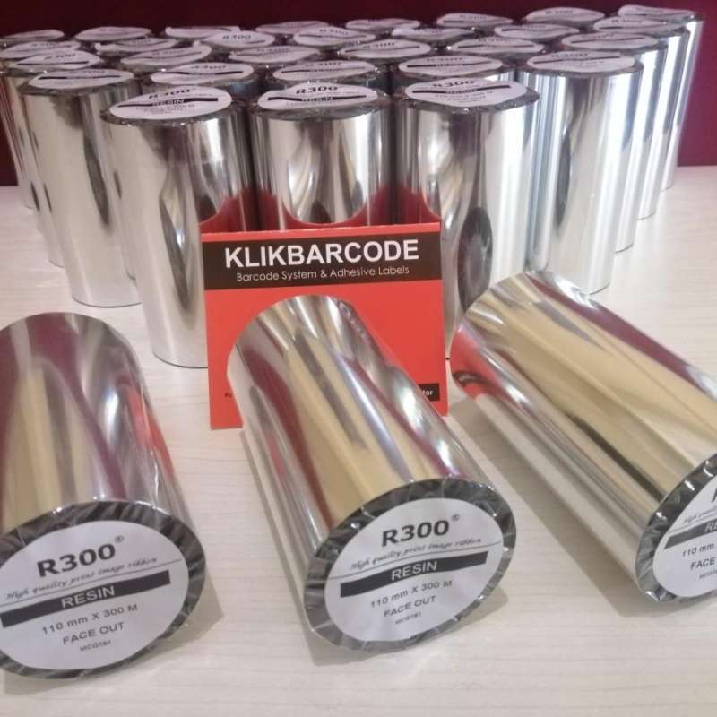 Jual Ribbon Full Resin 110mmx300m Core 1 (face Out) / Pita Ribbon ...