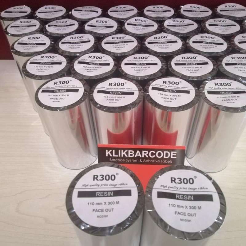 Jual Ribbon Full Resin 110mmx300m Core 1 (face Out) / Pita Ribbon ...
