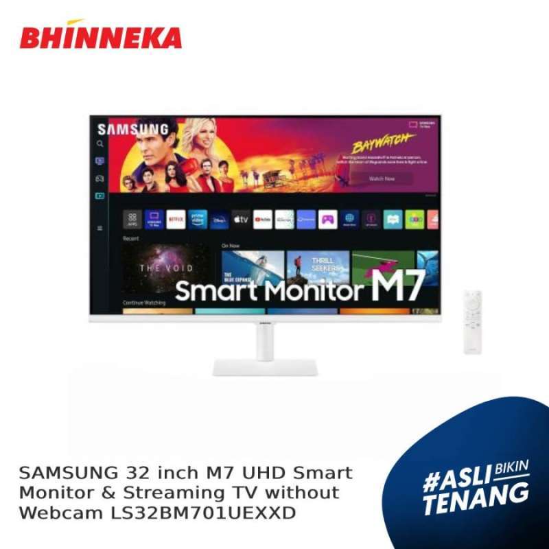 Jual Samsung 32 Inch M7 Uhd Smart Monitor & Streaming Tv Without Webcam Ls32bm701uexxd Di Seller ...