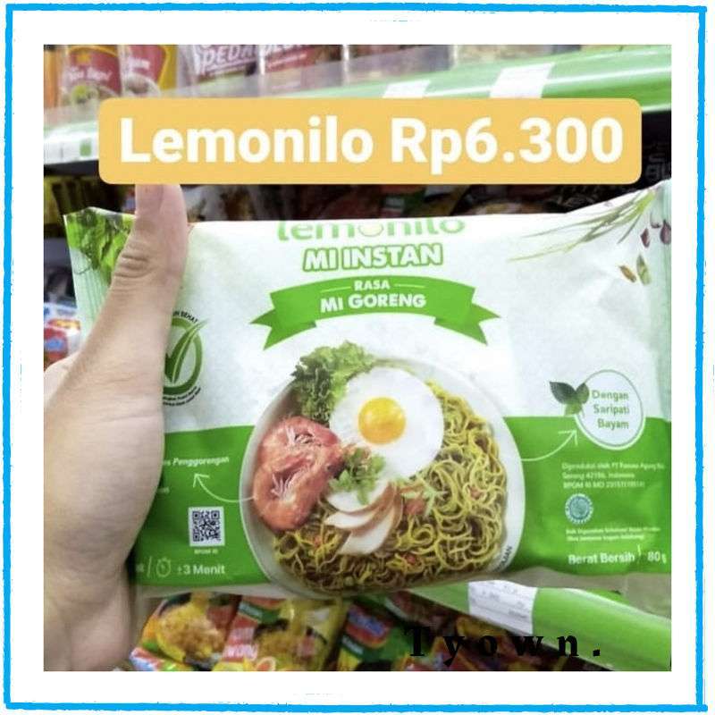 Jual cemilan Lemonilo Mie Instant Sehat mie goreng di Seller tyown ...