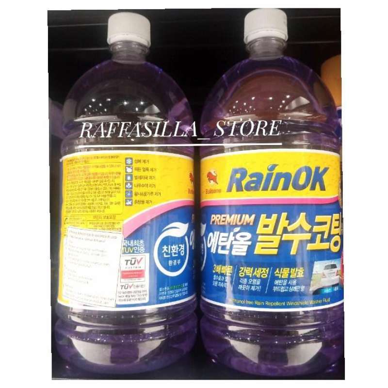 Promo Bullsone Rainok Washer Fluid 1.8 Lt Penolak Air Hujan Hilang Noda ...