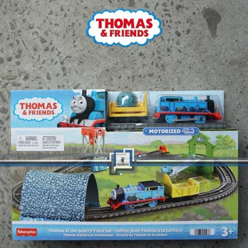 Jual Thomas & Friends Thomas At The Quarry Track Set Motorized Train Di ...