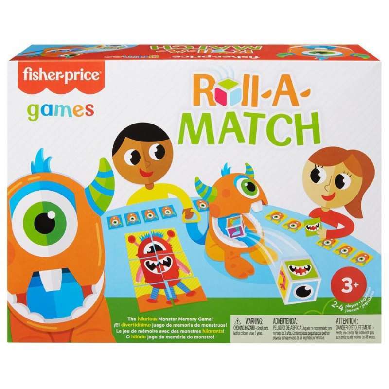 Jual Mainan anak board game roll a match original fisher price di ...