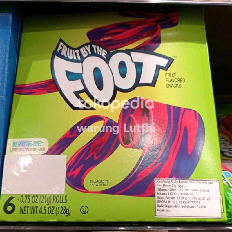 Jual Bc Fruit By The Foot 128gr Variety Pack 4,5OZ Permen di Seller ...