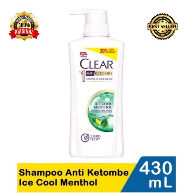 Jual Clear Shampoo Ice Cool Menthol 430ml Di Seller A.r.n Smallshop - A ...